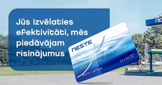 Pieteikties Neste Bizness kartei | Neste
